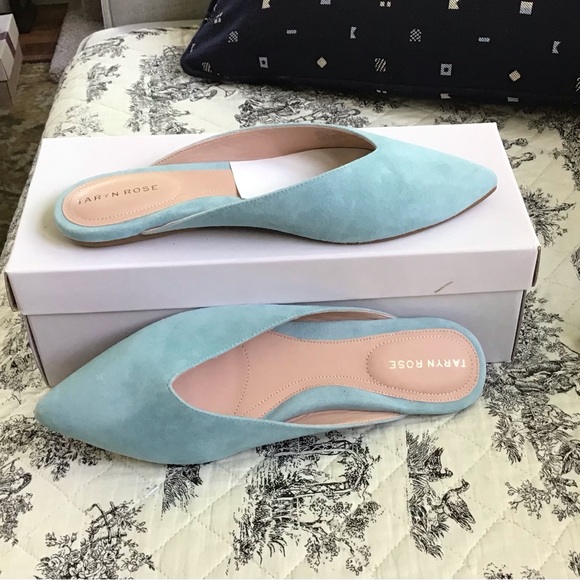 Taryn Rose | Shoes | New In Box Taryn Rose Fayth Light Blue Silky Suede ...